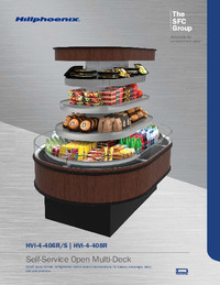 HVI-4-406R/S SFC Multi-Deck, Self-Service, Refrigerated Island Display ...